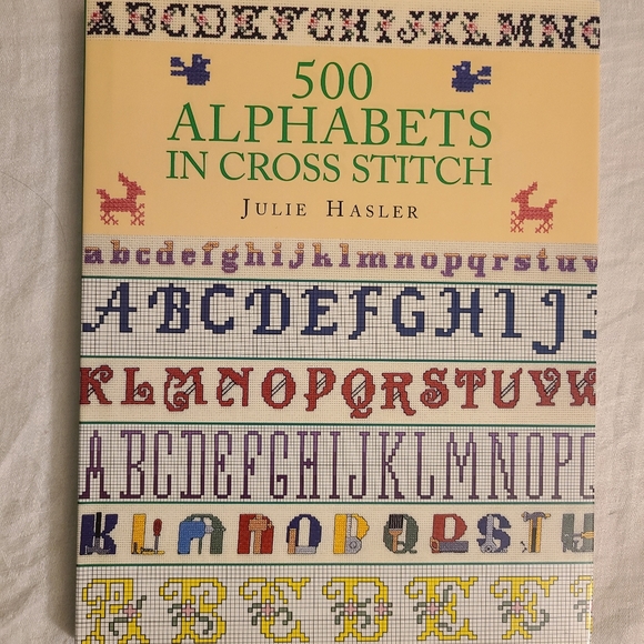 Julie Hasler | Art | New Cross Stitch Alphabets Hardcover Book | Poshmark